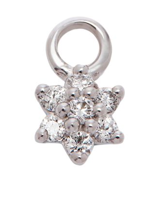 Maria Tash pendentif Flower en or blanc 18ct