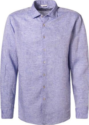 Stenströms Herren Hemd blau meliert