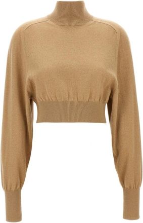 Sportmax Damen, Strickwaren, Beige, LGröße