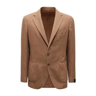 Santaniello Gl797Mf Ds3787 Leinenjacke aus Baumwolle - - Jackets - Herren - Braun - M