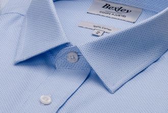 Bexley Vernon - Chemise homme bleu et blanc
