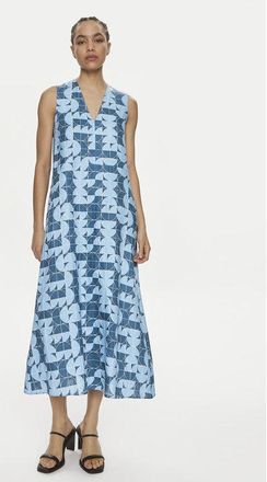 Max Mara Kleid f&uuml;r den Alltag Urlo 2416221048 Blau Regular Fit