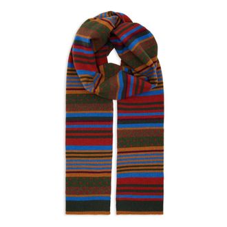 Gallo Gallo, unisex, Accessoires, Multicolore, Taille: ONE Size Écharpe unisexe verte à rayures et pois