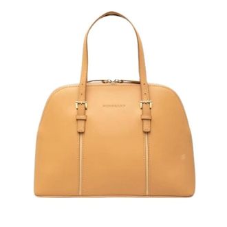 Burberry Sac &agrave; main Pre-owned - Femme - Pre-owned - Beige - Taille: ONE Size