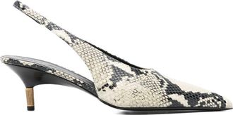 Khaite Bella - Escarpins &agrave; bride arri&egrave;re en cuir