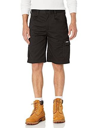 CAT Caterpillar Short Cargo pour Homme Coupe Classique, Noir, 38