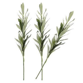 BESPORTBLE K&uuml;nstliche Olivenzweige 3 St&uuml;ck Kunststoff Zweige Naturgetreue Olivenst&auml;ngel f&uuml;r Tischdekoration Zuhause B&uuml;ro Hochzeit