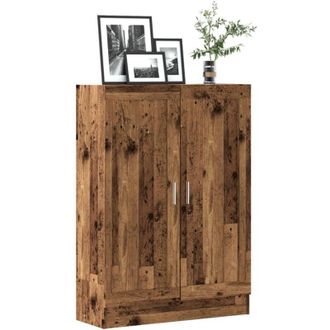 vidaXL Bücherschrank Altholz-Optik 82,5x30,5x115 cm Holzwerkstoff - Vidaxl