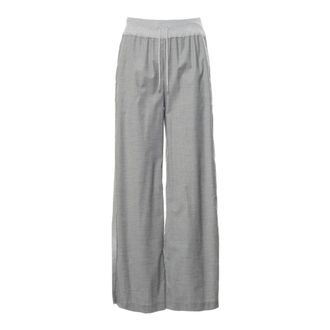 PANICALE Panicale, Femme, Pantalons, Gris, Taille: 40 FR Wide Pantalons