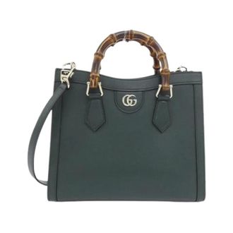 Gucci Sac &agrave; main vintage Pre-owned - Femme - Pre-owned - Vert - Taille: ONE Size