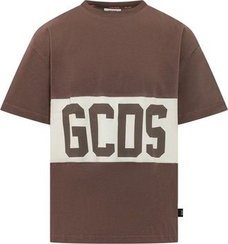 GCDS Gcds, Homme, Tops, Brun, Taille: XS T-Chemises