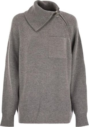 Sportmax Homme, Pulls, Gris, Taille: XS Salpa Sweater