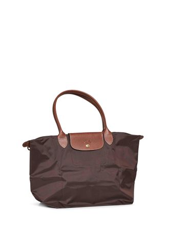 Longchamp Womens Shoulder Bag Le Pliage Original L Brown Polyamide