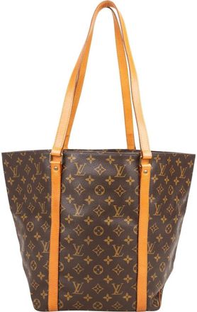 Louis Vuitton Crossbody Bags - Louis Vuitton Canvas Monogram Sac Shopping Shoulde - Gr. unisize - in Braun - f&uuml;r Damen