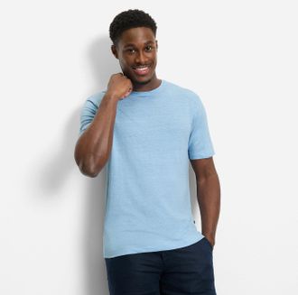 Olymp Rundhalsshirt aus Leinen
