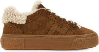 Hogan Femme, Chaussures, Brun, Taille: 40 EU Crosswind Baskets
