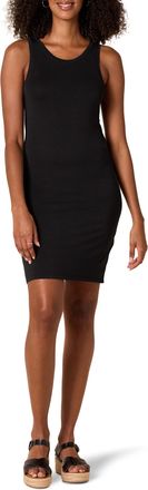Amazon Essentials Damen Leichtes Jersey-Tank-Minikleid mit schmaler Passform, Schwarz, M