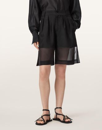 AllSaints Banu - Shorts in Schwarz