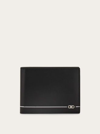 Ferragamo Herren Gancini Brieftasche Schwarz