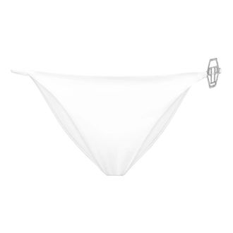 Philipp Plein Femme, Maillots de bain, Blanc, Taille: 40 FR Swimwear Bottom Slip Crystal