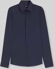 HUGO BOSS Slim Fit Businesshemd mit Allover-Muster Modell P-Hank-kent-C1-222