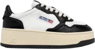 Autry Femme, Chaussures, Blanc, Taille: 38 EU Baskets Medalist &agrave; plateforme