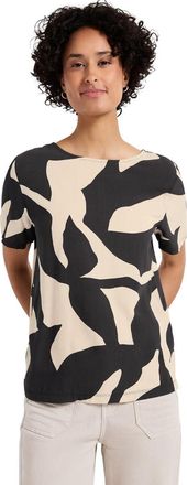 Street One Damen Print-Shirt mit B&auml;nderdetail