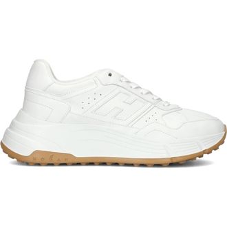 Hogan Low-Top Schn&uuml;r-Sneakers - - Shoes - Damen - Wei&szlig; - 39 EU