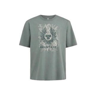 Belstaff Map T-Shirt - - Tops - Herren - Gr&uuml;n - M