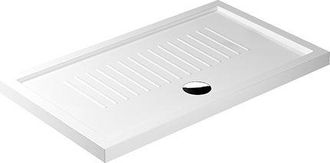 OEM Piatto Doccia Rettangolare In Ceramica Galassia 120x70 Bianco Lucido H 6 Cm Con Antiscivolo