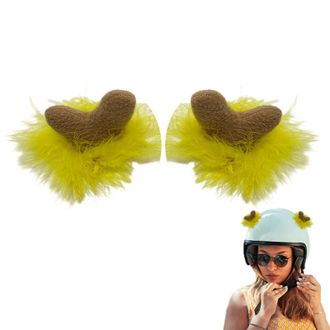 Generico Motorradhelme aus Hirschgeweih, Zubeh&ouml;r f&uuml;r Pl&uuml;schhelme | Sch&ouml;ne Snowboard-Dekorationen, Zubeh&ouml;r f&uuml;r Motorradhelme zum Skifahren, Radfahren, Snowboard