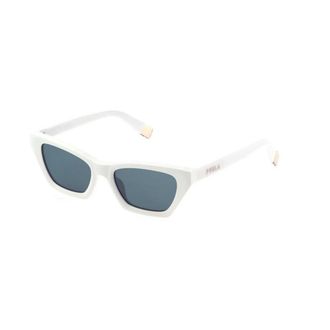 Furla White Snow Smoke Sonnenbrille - - Accessories - Damen - Wei&szlig; - 53 MM