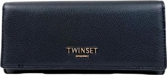 Twinset Femme, Accessoires, Noir, Taille: ONE Size Large Gusset Wallet