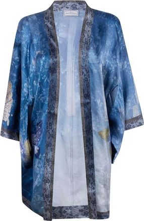 Pierre-Louis Mascia Femme, Blouses et Chemises, Multicolore, Taille: ONE Size Kimono en soie imprim&eacute;e Mutka
