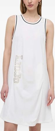 Liu Jo logo trim dress - Wei&szlig;