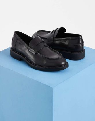 Vagabond Alex mocassin penny en cuir noir