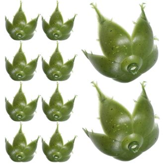 BESPORTBLE 50 K&uuml;nstliche Bl&uuml;tenkelche aus Gr&uuml;nem Kunststoff Realistische Bl&uuml;tenkelch Satz f&uuml;r Selbstgemacht Rosenarrangements Stabiles Blumenzubeh&ouml;r f&uuml;r Hochzeit