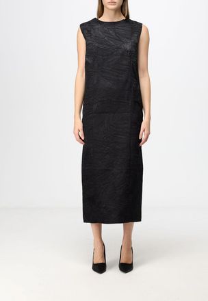 Meimeij Robe fourreau midi en cr&ecirc;pe avec dos en V