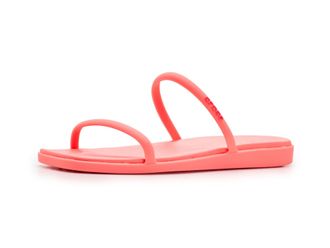 Crocs Miami Damen-Sandalen mit zwei Riemen, flach, Guave, Gr&ouml;&szlig;e 40, Pink (Guava), 39/40 EU