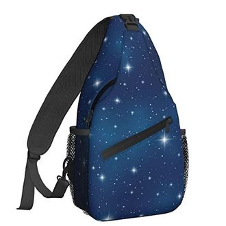 Generic Ciel &Eacute;toil&eacute; Sac Poitrine Pratique Sacs &Agrave; Dos Multifonctionnel Sac Banane Pour Homme Quotidien Camping