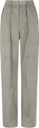 Paco Rabanne Femme, Pantalons, Vert, Taille: 38 FR Cargo Pantalons en tissu technique