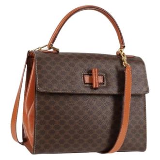 Celine Pre-owned Vintage Canvas Handbag - - Pre-owned - Damen - Braun - ONE SIZE