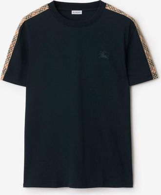 Burberry T-shirt en coton avec Check, Size: XXXL