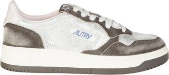 Autry Femme, Chaussures, Gris, Taille: 36 EU Medalist Low
