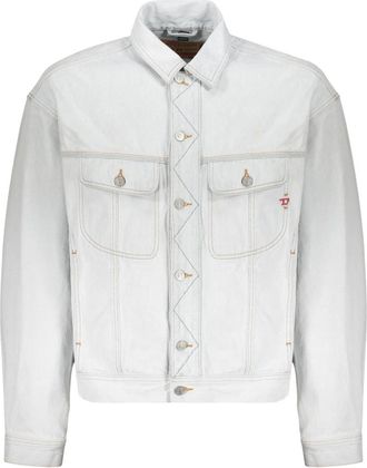 Diesel Homme, Vestes, Bleu, Taille: XS Veste en Jean L&eacute;g&egrave;re