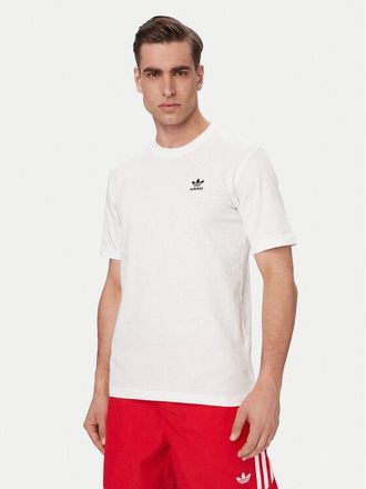 adidas T-Shirt Trefoil Essentials JI8544 Wei&szlig; Regular Fit