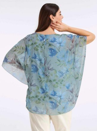 Sheego Klassische Bluse Tunika 3/4-Arm