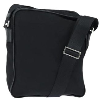 Prada Sac bandouli&egrave;re en nylon Pre-owned - Femme - Pre-owned - Noir - Taille: ONE Size