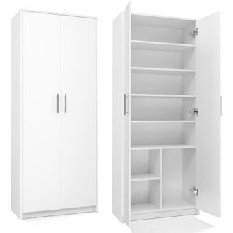 Topeshop Etag&egrave;re Oliv 2D blanche