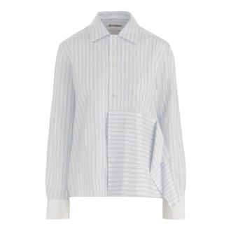 J.W.Anderson Asymmetrisches Drapierendes Hemd - - Blouses & Shirts - Damen - Wei&szlig; - XS